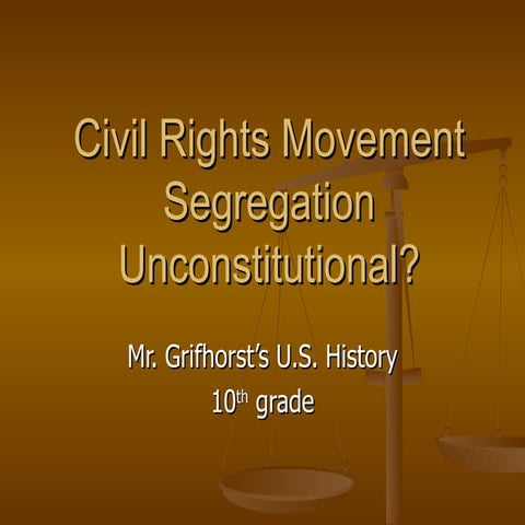 Civil Rights Movement | PPT