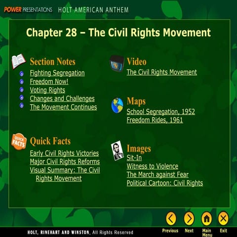 Civil rights movement - slide share 1 | PPT