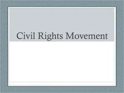 President Kennedy and Black Civil Rights | PPT