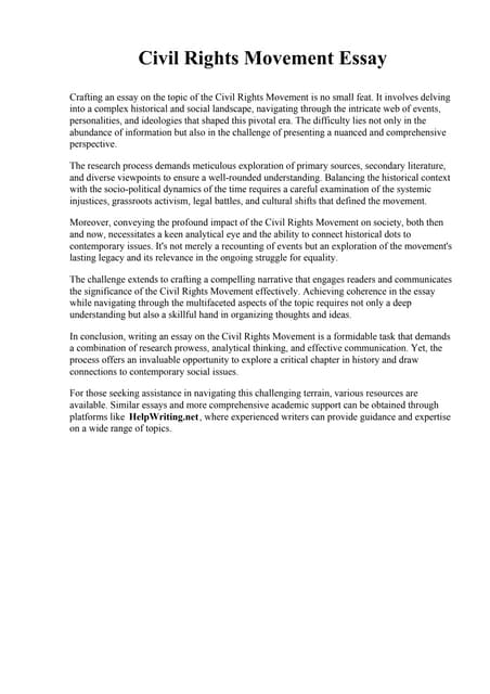 Cesar Chavez Essay. Alexandria Technical & Community College | PDF