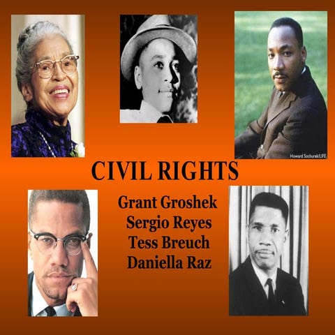 Civil Rights Powerpoint Daniella Grant Tess Sergio | PPT