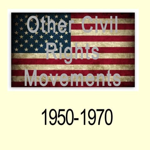 Civil rights unit other movements | PPT