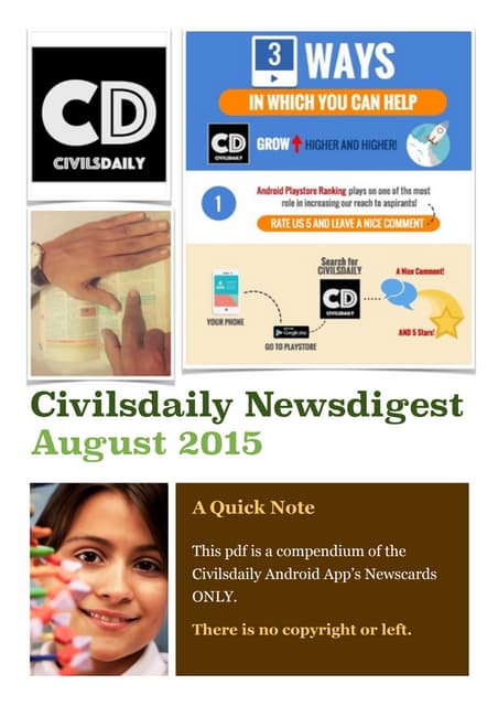 Civilsdaily presentations