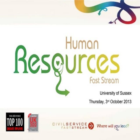 Civil Service HR Fast Stream | PPT