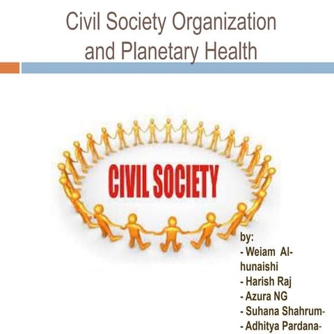 Civil society Organizations | PPTX