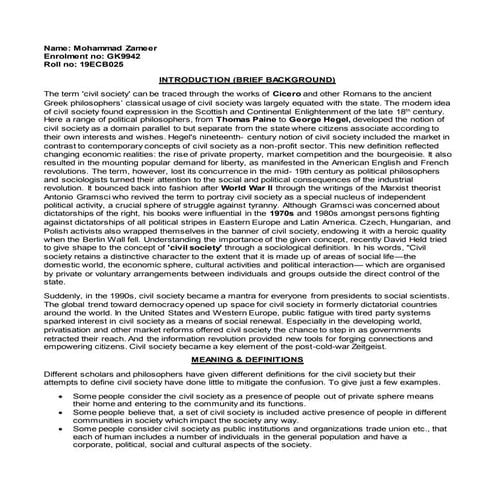 Lesson 11: CIVIL ORGANIZATION AND SOCIAL MOVEMENTS | PPTX