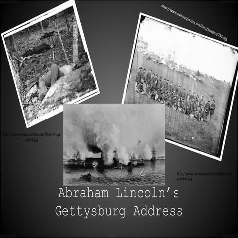 The Gettysburg Address (in Pictures) | PPTX