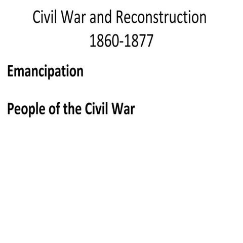 Civil war conclusions | PDF