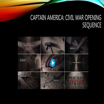 Captain America Civil War Analysis | PPTX