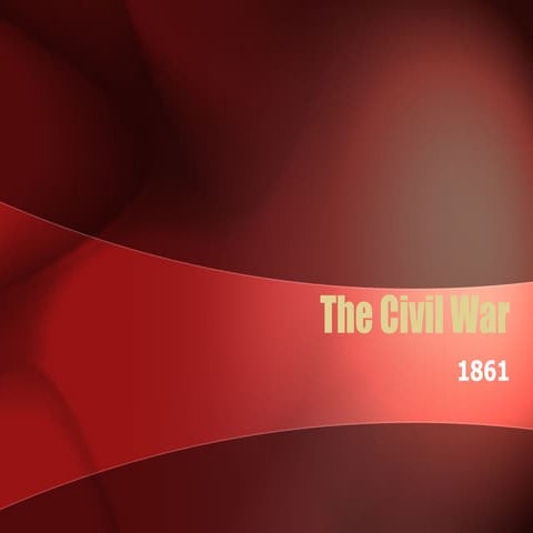 Civil war 1861 | PPT