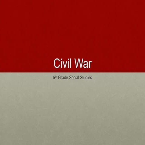 Civil war unit lesson 7 - civil war leaders - power point a | PPT