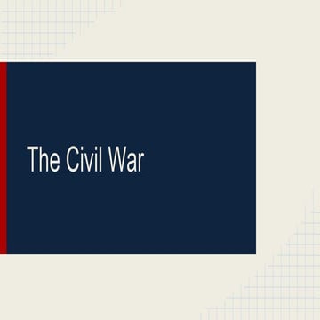 Civil war presentation | PPT