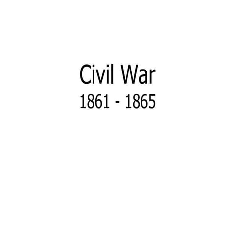 Civil War PPT | PPT