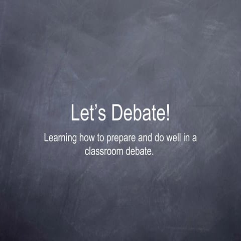 Civil war unit lesson 4 - debate preparation - power point | PPT