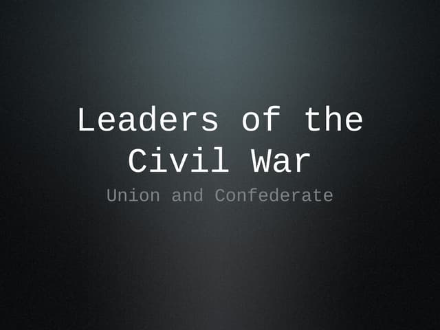 Ulysses s. grant power point | PPTX