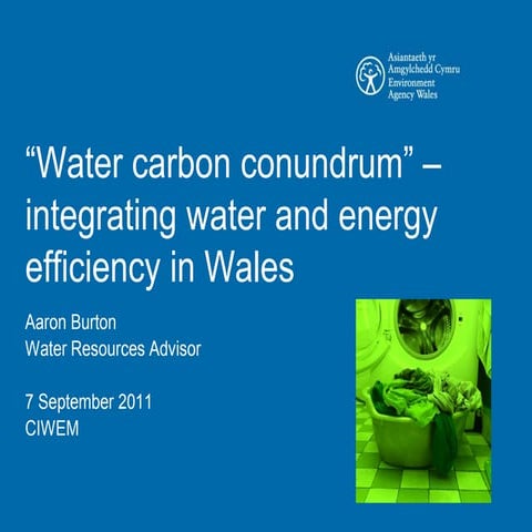 Integrating water and energy efficiency - building regulations and ...