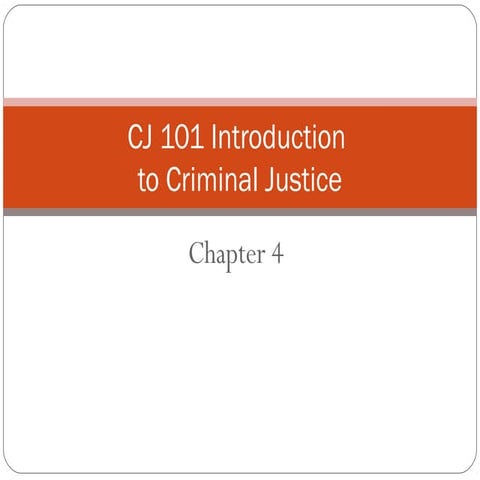 Cj 101 ch 4 | PPT