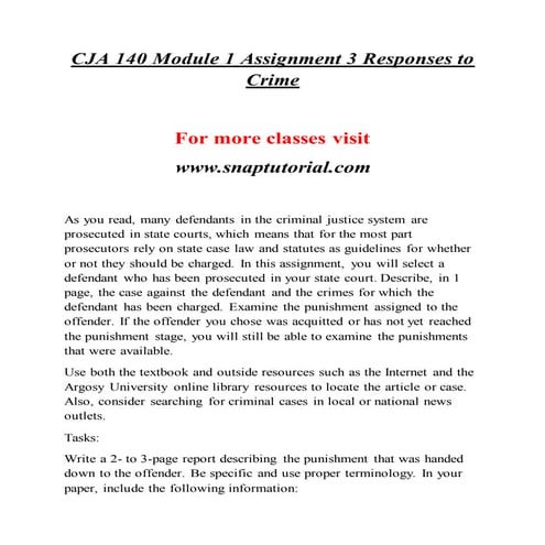 CJA 140 Technology levels--snaptutorial.com