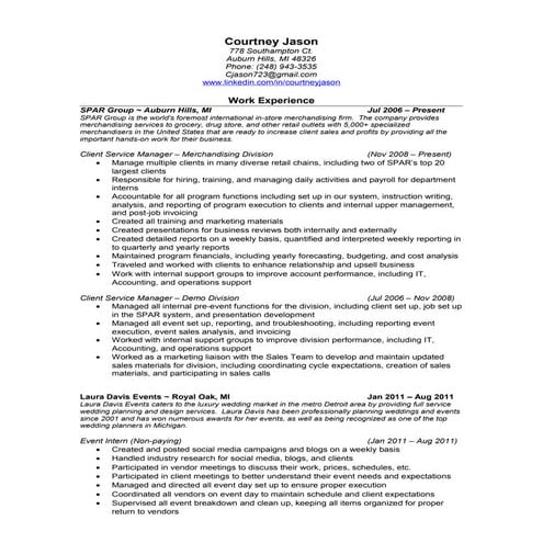 C jason resume doc | DOC