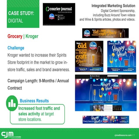 CJ Media Case Study | Grocery: Kroger | PDF