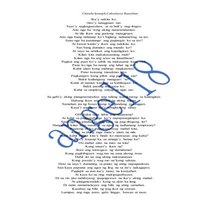 Cj poem about LOVE | PDF