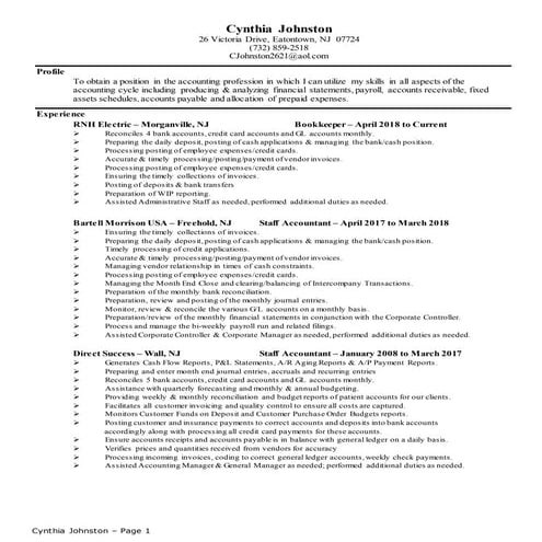 Cj resume | PDF