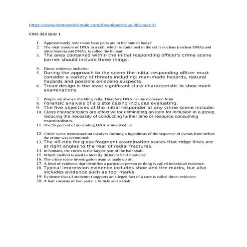 CSI EXAM CHAPTERS 1 THROUGH 4 1. True or False The analys | DOCX