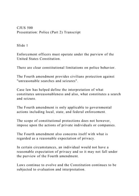 Packer's models of criminal justice | PPT