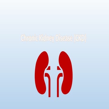 Presentation on Chronic Kidney Disease and its Treatment and ...