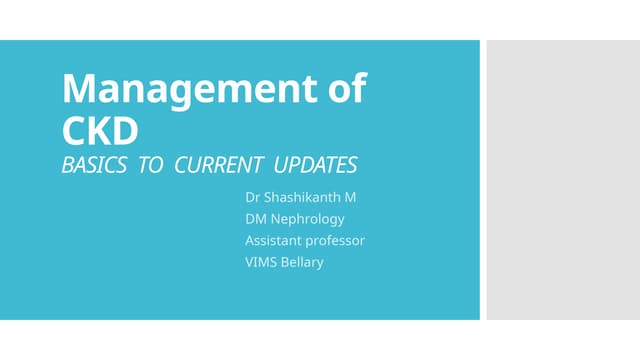 Chronic Renal Failure | PPTX