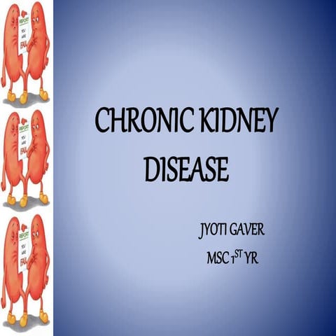 Chronic kidney disease ppt presentation for class | PDF