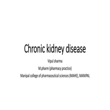 Ckd ppt | PPTX
