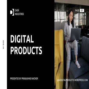 Digital Promoting - AI DIGI is a digital products company | PPT
