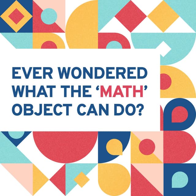 JavaScript - The Math Object | PDF | Science