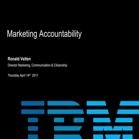Putting Accountability into Marketing | PPTX