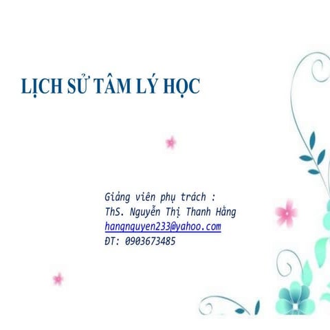 Cô hằng p 1 lstlh | PPT