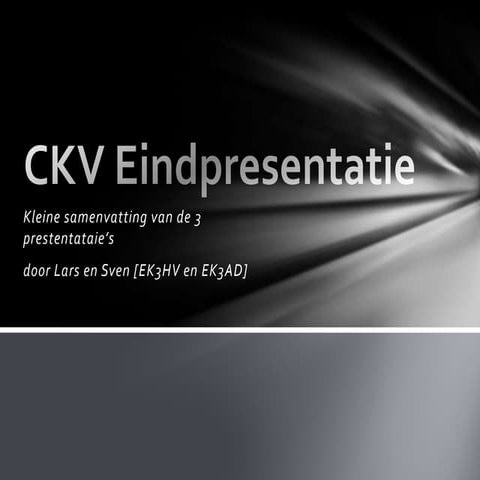 Ckv eindpresentatie | PPTX | Music | Entertainment