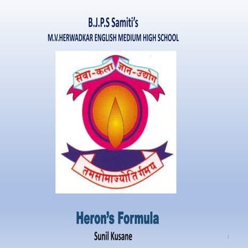 CL- IX - Heron's Formula.pptx