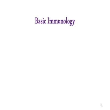 Overview of the immune system | PPTX