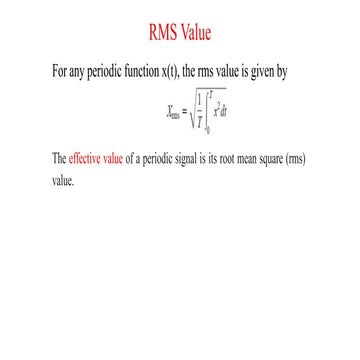 RMS value calculation using integral.pptx
