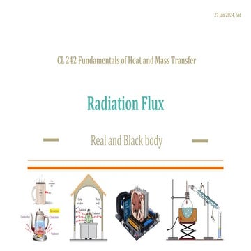 Radiation-flux Chemical Engineering Heat transfer | PDF