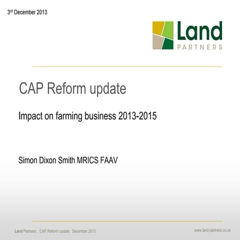 CLA CAP Talk Nov 13 - Land Partners | PDF