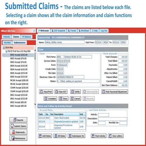 Claim Submissions | PPT