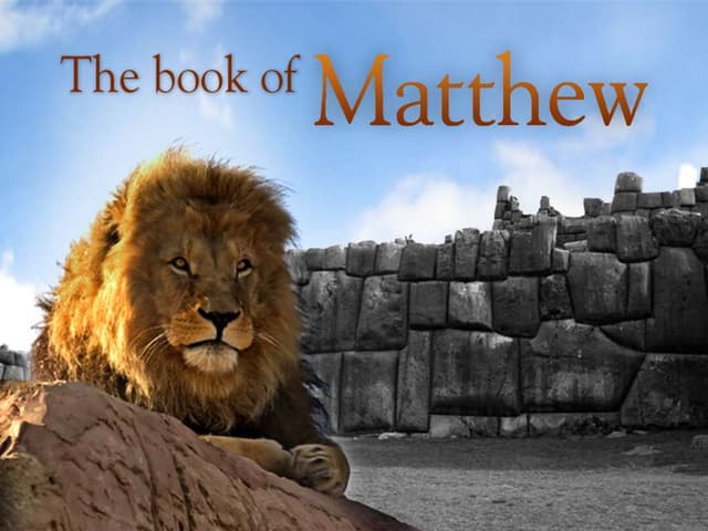 Gospel Of Matthew Lion
