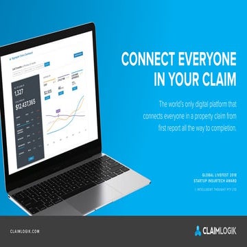 Startup InsurTech Award - ClaimLogik | PPT