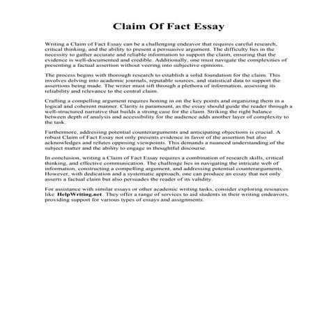 Claim Of Fact Essay.pdf