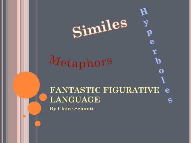 Similes and metaphors in Holes | PPT