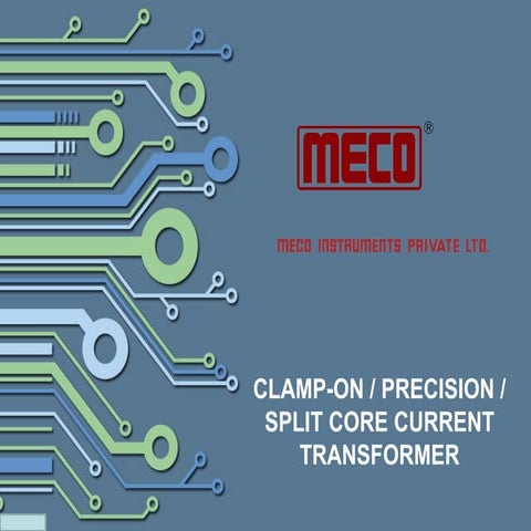 Clamp-On, Precision, Split Core Current Transformer | PPT
