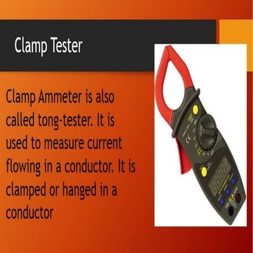 clamp tester.pptx