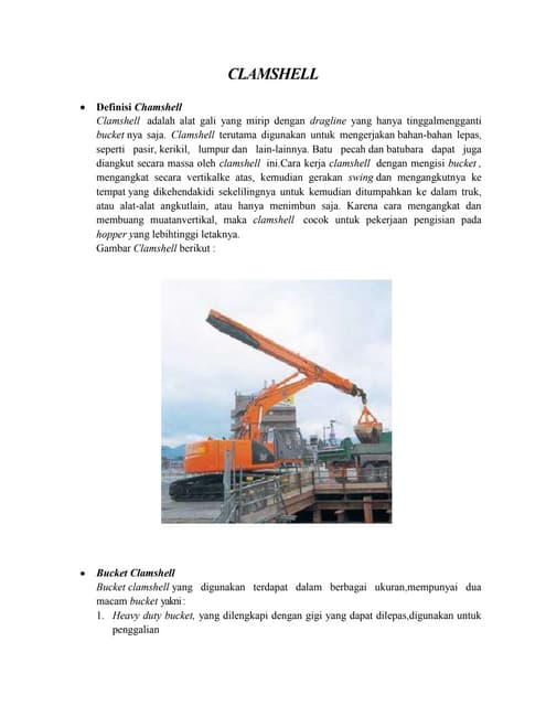 metode konstruksi tugas 1 Dragline | PPT